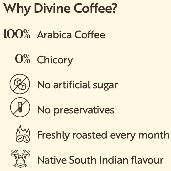 Kumbakonam Filter Kappi Powder (Guilt-Free 0% Chicory) 50% Plantation